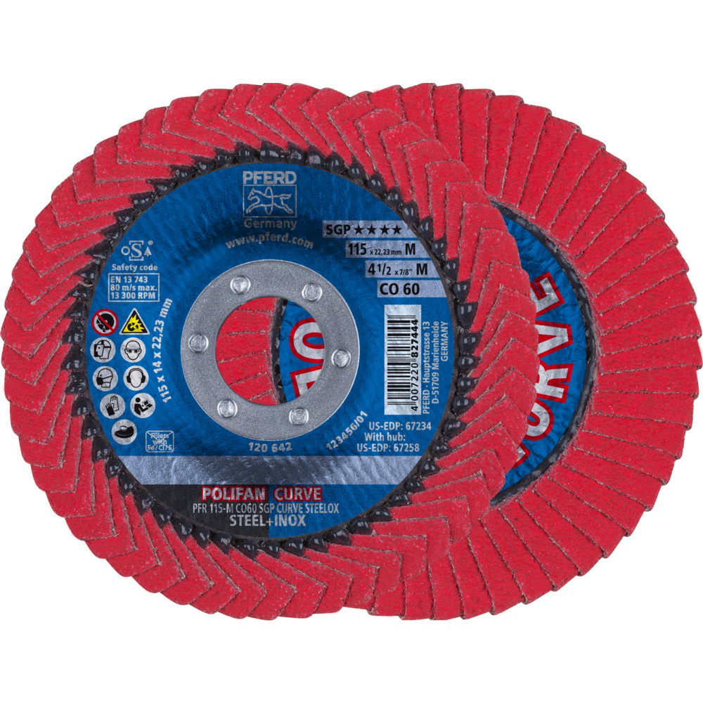 Disco de láminas lijadoras POLIFAN PFR 115-M CO 60 · Torvigo